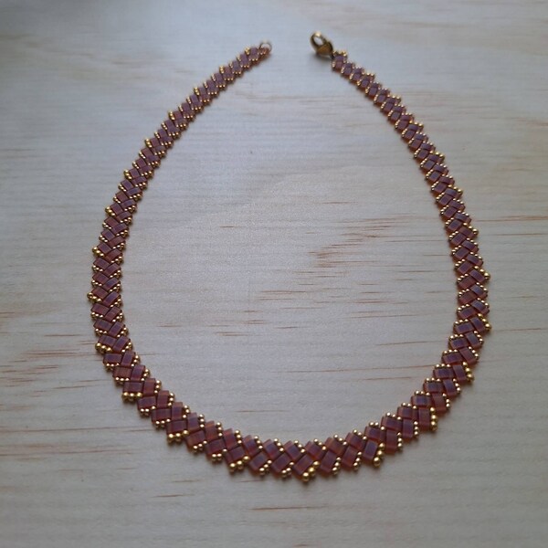 Daisy Chain Beaded Bracelet Tutorial, Daisy Stitch Beaded Bangle ...