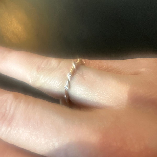 14K Solid Gold Greek Key Ring, Labyrinth Ring, Gold Meander Symbol Ring ...