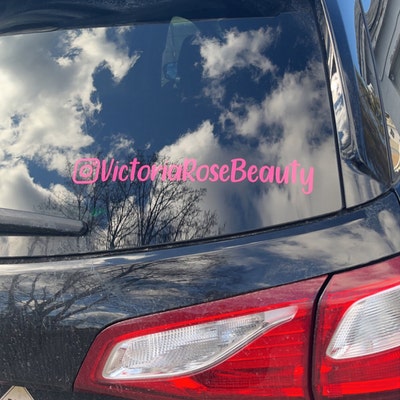 Instagram Handle Car Decal, Car Sticker, Influencer Decal, IG Sticker ...