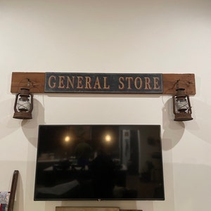 General Store Sign Antique Style - Handmade Wood Decor - Etsy