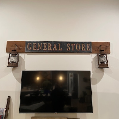 General Store Sign Antique Style Handmade Wood Decor - Etsy