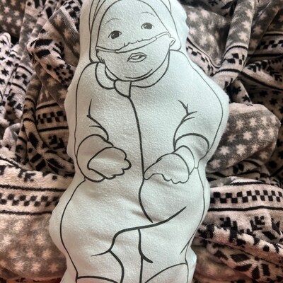 Customized Life-size Newborn Baby Pillow Birth Gift Keepsake - Etsy