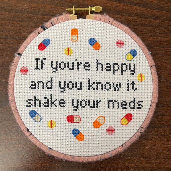 Cross Stitch Coaster, Clear Acrylic Coaster, 80mm Square - Etsy