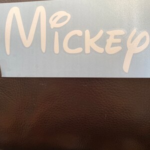 Disney Name Decal Disney Name Sticker Custom Disney Name Personalized ...