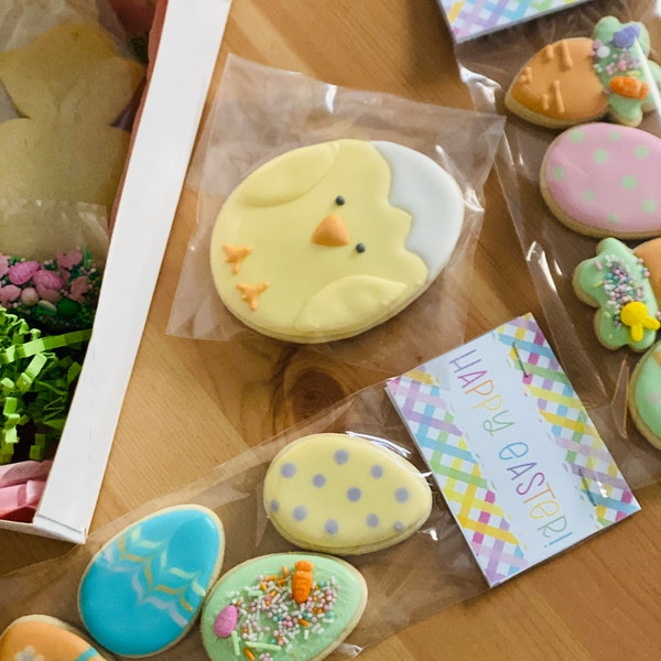 Instant Download Happy Easter Mini Cookie Bag Topper Printable, Easter ...