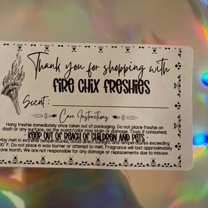 INSTANT DOWNLOAD Freshie Warning Labels With Space to Write | Etsy