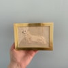 Framed Embroidered Dogs, Pet Portraits - Black Lab, Chocolate Lab ...