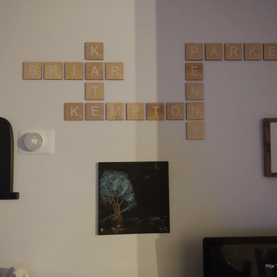 Scrabble Tiles for Wall, Scrabble Wall Letters, Choose Your Size ...