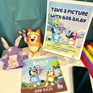 Blue Party Favor Bum Worms Digital Download Bluey Blue Dog DIY ...