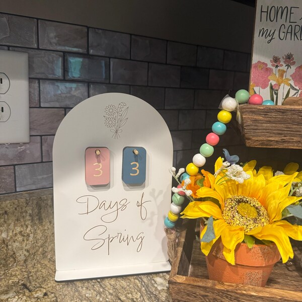 Deployment Countdown Calendar Military Homecoming Gift Wooden Military ...