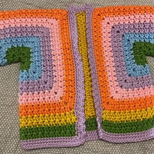 Criss Cross Hexi Cardi Crochet Pattern PDF Digital Download - Etsy