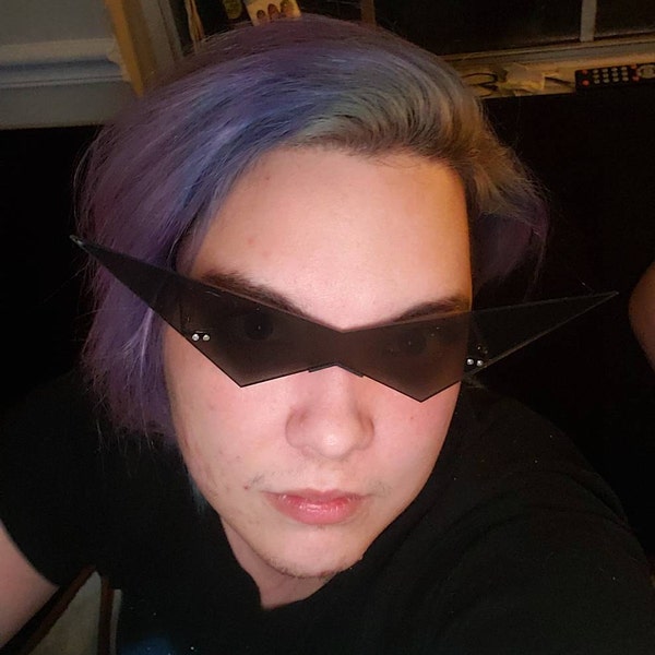 Pointy Cartoon Anime Manga Costume Cosplay Party Futuristic Eyewear ...