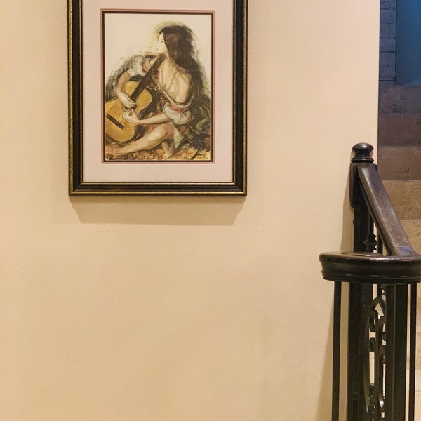 J. Gerard Signed Original Oil Painting on Canvas in Oak Frame - Etsy