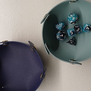 Unique Personalized Leather Dice Tray Gift for Dnd Game Lover, Table ...