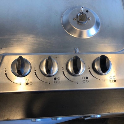 4 Ring Cooker Stove Hob Stickers With 6 Gas Flame Stickers Bundle Set ...