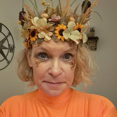 Autumn Headdress, Woodland Sunflower Crown, Fall Fairy Crown, Autumn ...