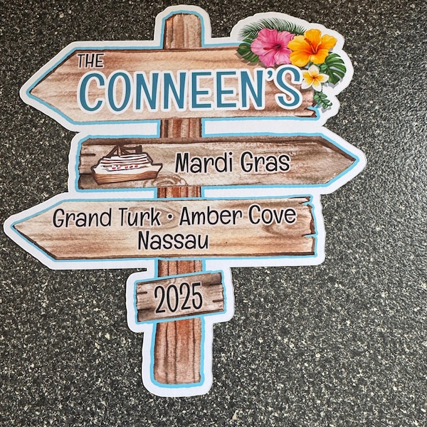 Cruise Door Magnets MSC | Personalized MSC Cruise Door Magnet Sign ...