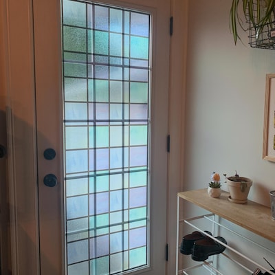 3D Matte Window Film Stained Glass Decorative Uv Window Sticker Privacy ...