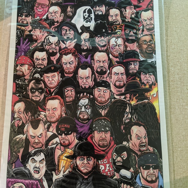 AEW 2019 Roster - 11x17 Fine Art Print - Etsy