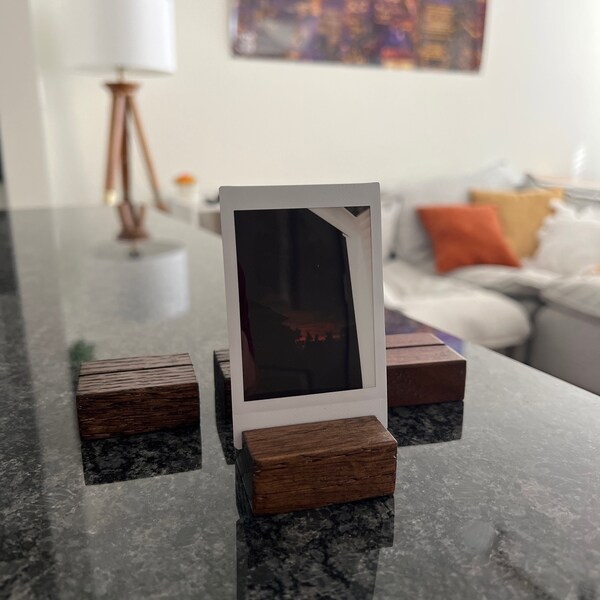 Instax Mini Frame Wood Photo Display Stand - Polaroid Photo Frame ...
