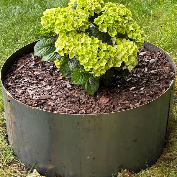 Handcrafted Corten Steel Fire Pit - Solid, Durable, Rustic, Long ...