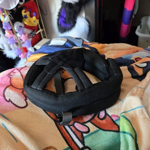 Fursuit Head Base 3D Printed PLA Furry Dog K9 Cat Head With Eyeblanks ...