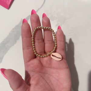 Glam Clam Golden Beach Themed Cell Phone Charm Freshwater Pearls Gold ...