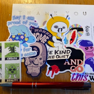 Spiritual Calming Self Care Sticker for Inner Peace, Meditation Self ...