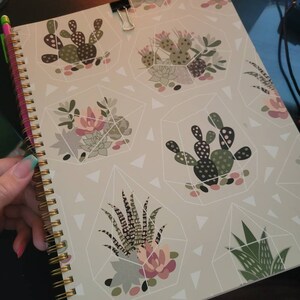 Undated 9x11 Bright Weekly Planner Perfect for Weekly Prep / - Etsy