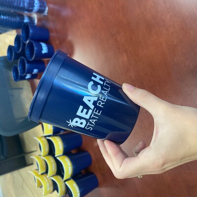 Custom Wedding Cups, Reception Bar Frosted Cups, Personalized ...