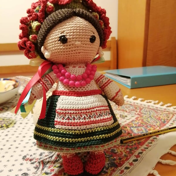 Crochet Pattern PDF. Amigurumi Toys Patterns. Ukrainian Doll Crochet ...