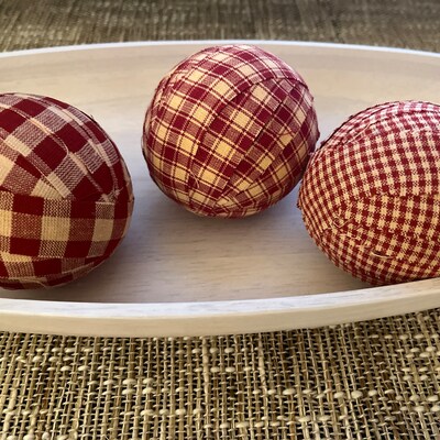 Wintergreen Candy Stripe Bowl Fillers Set of 6 / Holiday Bowl Filler ...