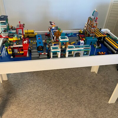 Building Bricks Table, Activity Table, Building Blocks Table, Kids ...