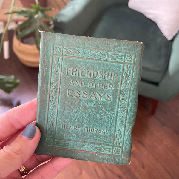 Little Leather Library 1920's Books Miniature Small Antique Decorative ...