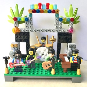 Grateful Dead Gift Jerry Garcia CUSTOM Built of Lego Brick | Etsy