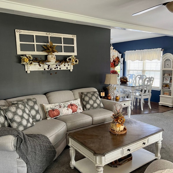 French Country Shelf / Distressed Floating Shelf / Kitchen Shelf ...