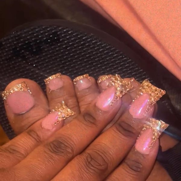 Birthday Cake(candle Nails You Can Light on Fire)press on Nails|cake ...