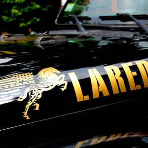 American Flag Decal Pair of Decals Premium Vinyl Subdued/reversed - Etsy