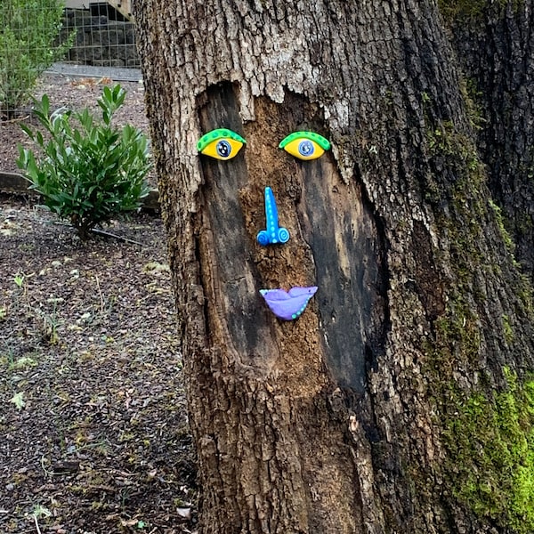 Tree Face,tree Decor, Gift Ideas,garden Art Tree Art Outdoor Decor Yard ...