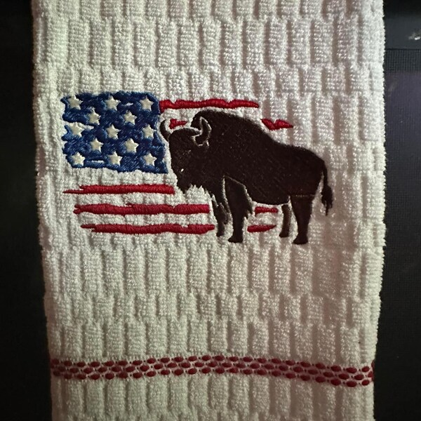 Machine Embroidery Files, Usa Flag Bison, DST, PES, Xxx, Hus & More - Etsy