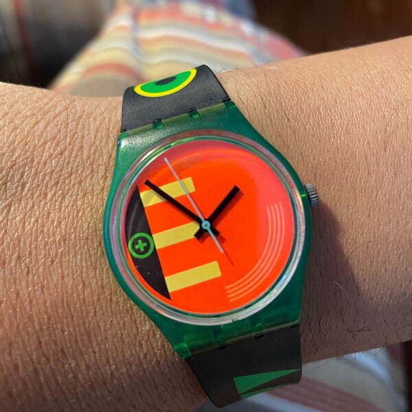 The BEATLES Swatch Scuba SDL101 YELLOW SUBMARINE | Rare Vintage Swiss ...