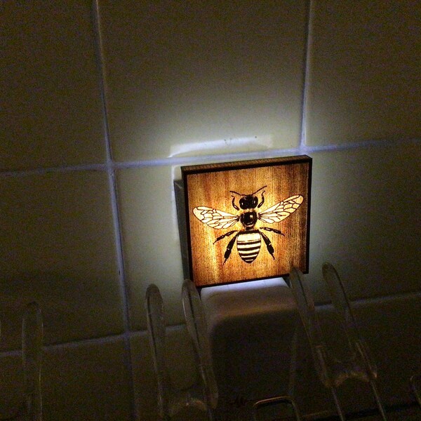 The Bee Night Light Garden, Insect, Bug, Bugs Lantern - Etsy