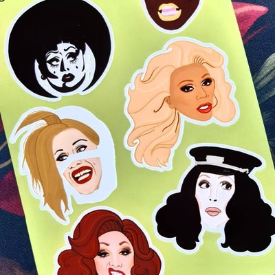 Drag Queen Stickers, Drag Race Stickers, Ru Paul, Bob the Drag Queen ...