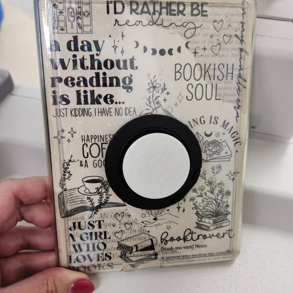 Kindle Insert Kindle Srickers Cat E-reader Holographic Insert Kindle ...