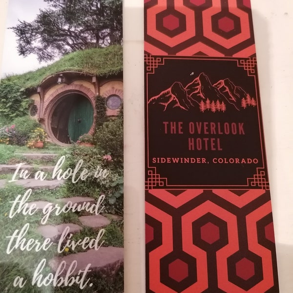 The Shining Bookmark | Horror | the Overlook Hotel | Reading Gift ...