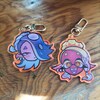 Splatoon 3 Shiver & Frye (2.5" Rainbow Acrylic Charm, Glitter Epoxy) - Etsy