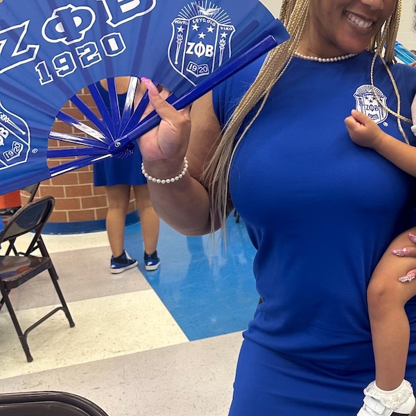 Larger Size - Zeta Phi Beta Fans - Etsy
