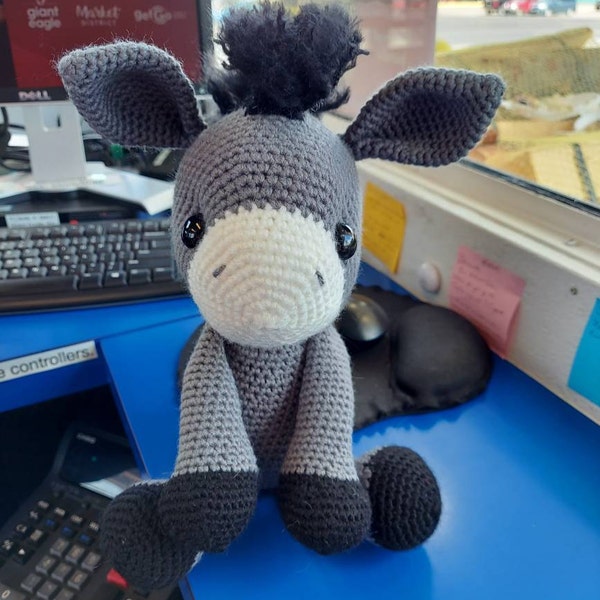 Donkey Crochet Pattern, Crochet Donkey, Donkey Pattern, Crochet Pattern ...