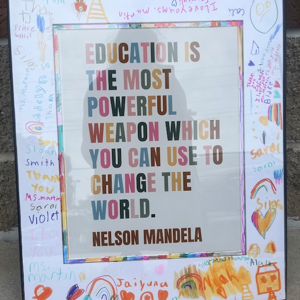 Nelson Mandela Inspirational Education Quote Digital Download ...