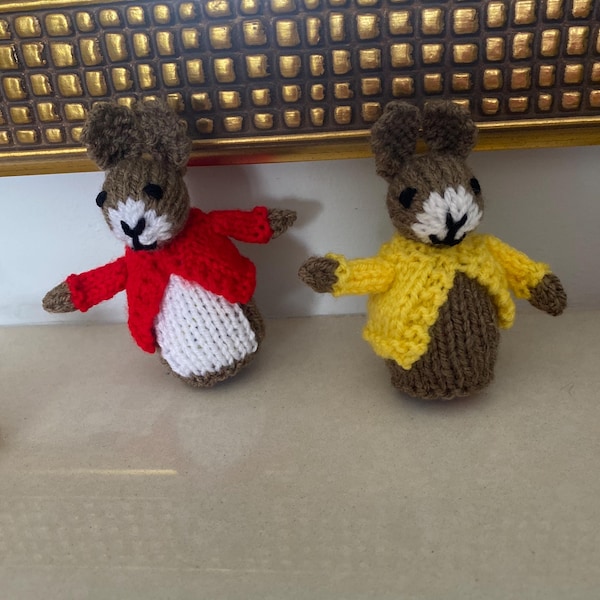 PDF KNITTING PATTERN Rabbit Creme Egg Cover, Easter Bunny Knitting ...